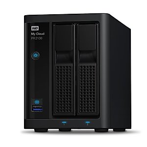 WD 12TB My Cloud Pro Series PR2100 Network Attached Storage - NAS - WDBBCL0120JBK-NESN