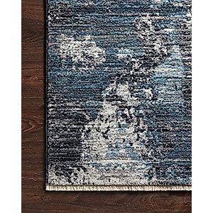 Loloi II Samra SAM-05 Dove / Sky Abstract Area Rug 11'-6" x 15'-7"