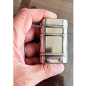 Chunauti Stainless Steel Chunauti/Surti/Khaini Chunauti Dibbi | Box | Stainless Steel Chunauti |B0CLVHDF9K