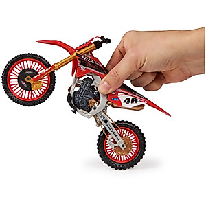 Supercross, Authentic Justin Hill 1:10 Scale Collector Die-Cast Toy Motorcycle Replica with Race Stand, for Collectors and Kids Age 5 and Up