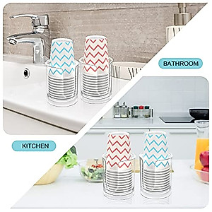 Small Bathroom Cup Dispenser for 3-4 oz Cups Pack of 1(No Cups Included)
