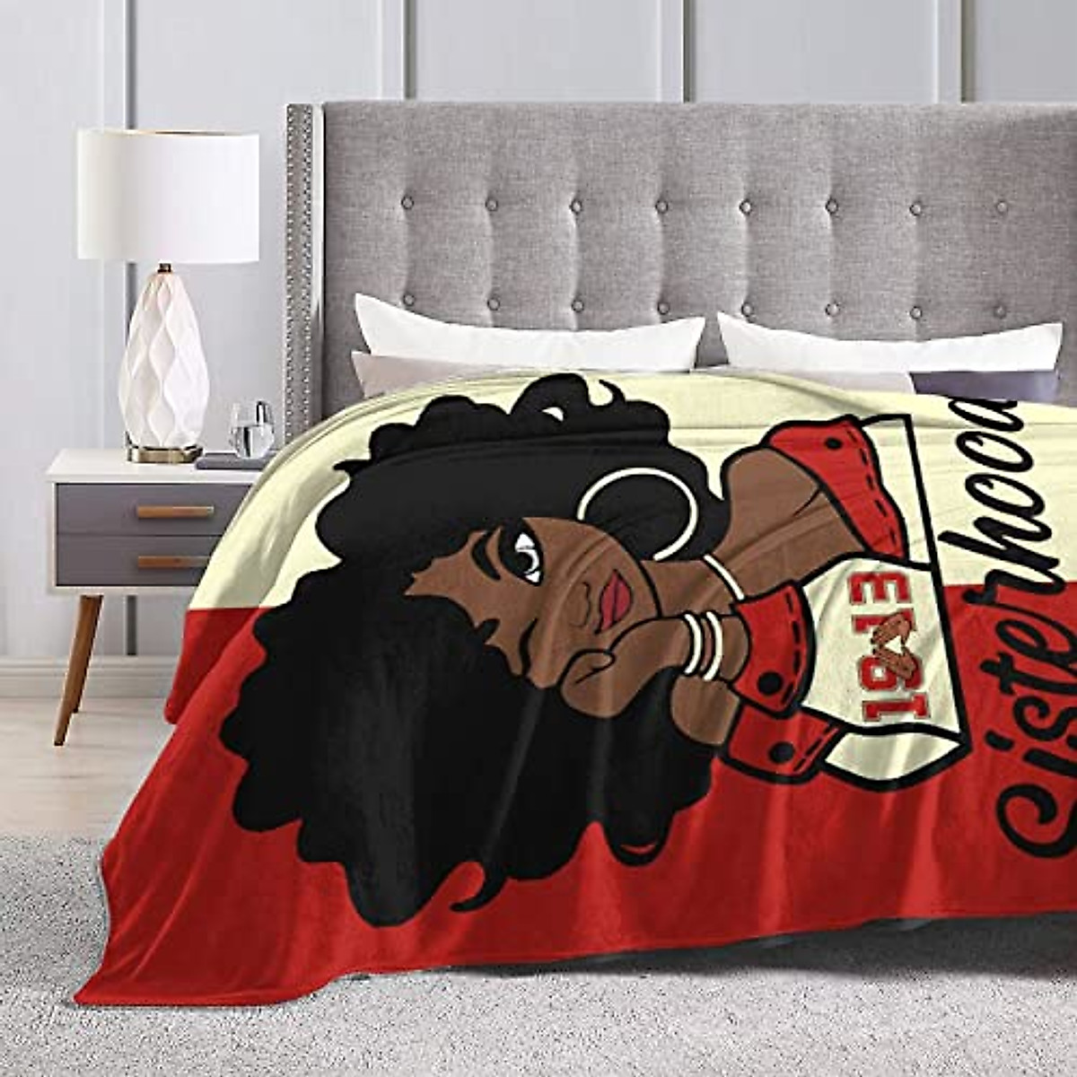 Elephant logo1913 Sorority Gifts for Women ltra-Soft Micro Fleece Blanket Gift for Girls Perfect for Couch Sofa Bed50 x40