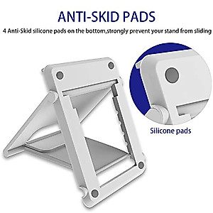 YENIE 6PACK Desktop Cell Phone Stand Holder, Portable Universal Desk Stand for All Mobile Smart Phone Tablet Display