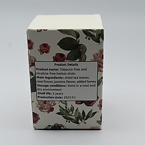 Herbal Cigarettes - Tobacco and Nicotine Free-Made from pure herbs with added honey- 2 Packs and 4 Packs (2 Packs 40 Smokes)