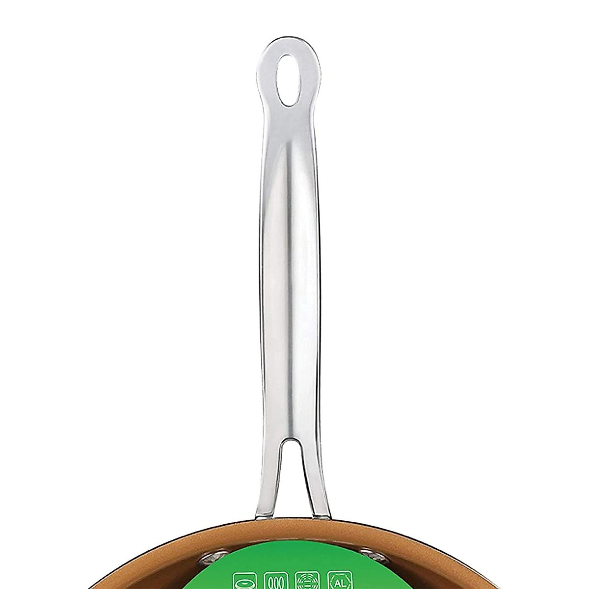 Brentwood BFP-320C 8-inch Non-Stick Induction Copper Frying Pan