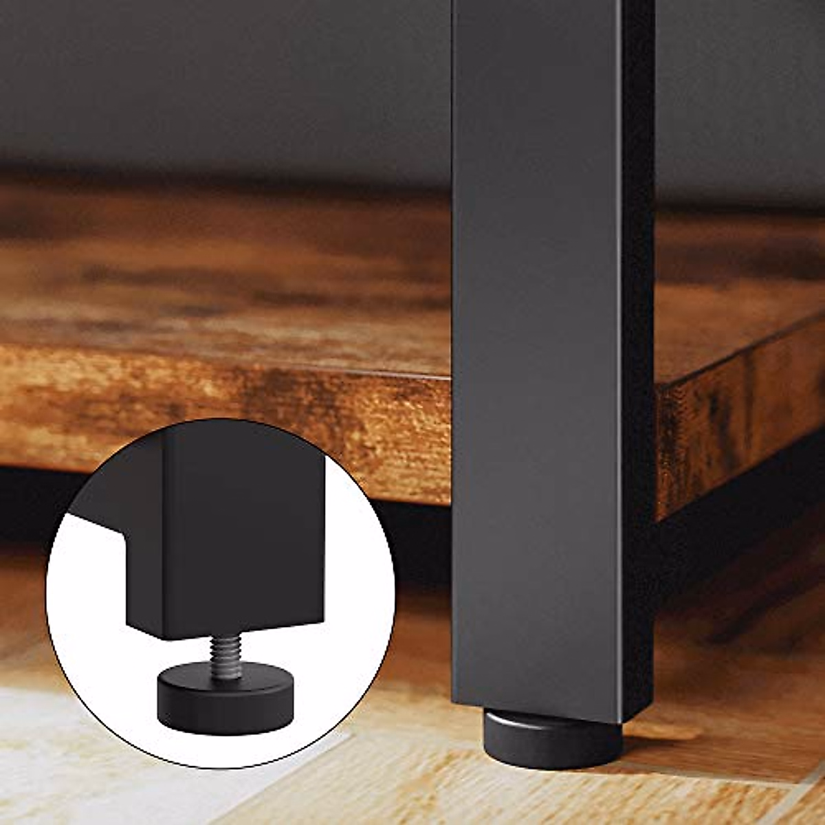 IRONCK Bookshelf Double Wide 47 in 3 Tier, Industrial Bookcases, Wood and Metal Bookshelves, Book Shelves for Home Office Decor Display