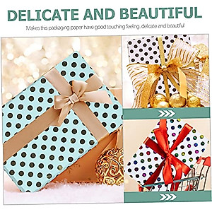 NOLITOY 6 Pcs Wrapping Paper Decorative Gift Paper Dot Gift Wrap Paper Gift Packing Paper Crafts Packing Paper Gift Wrapping Tissue Paper Supplies Wedding Composite Material