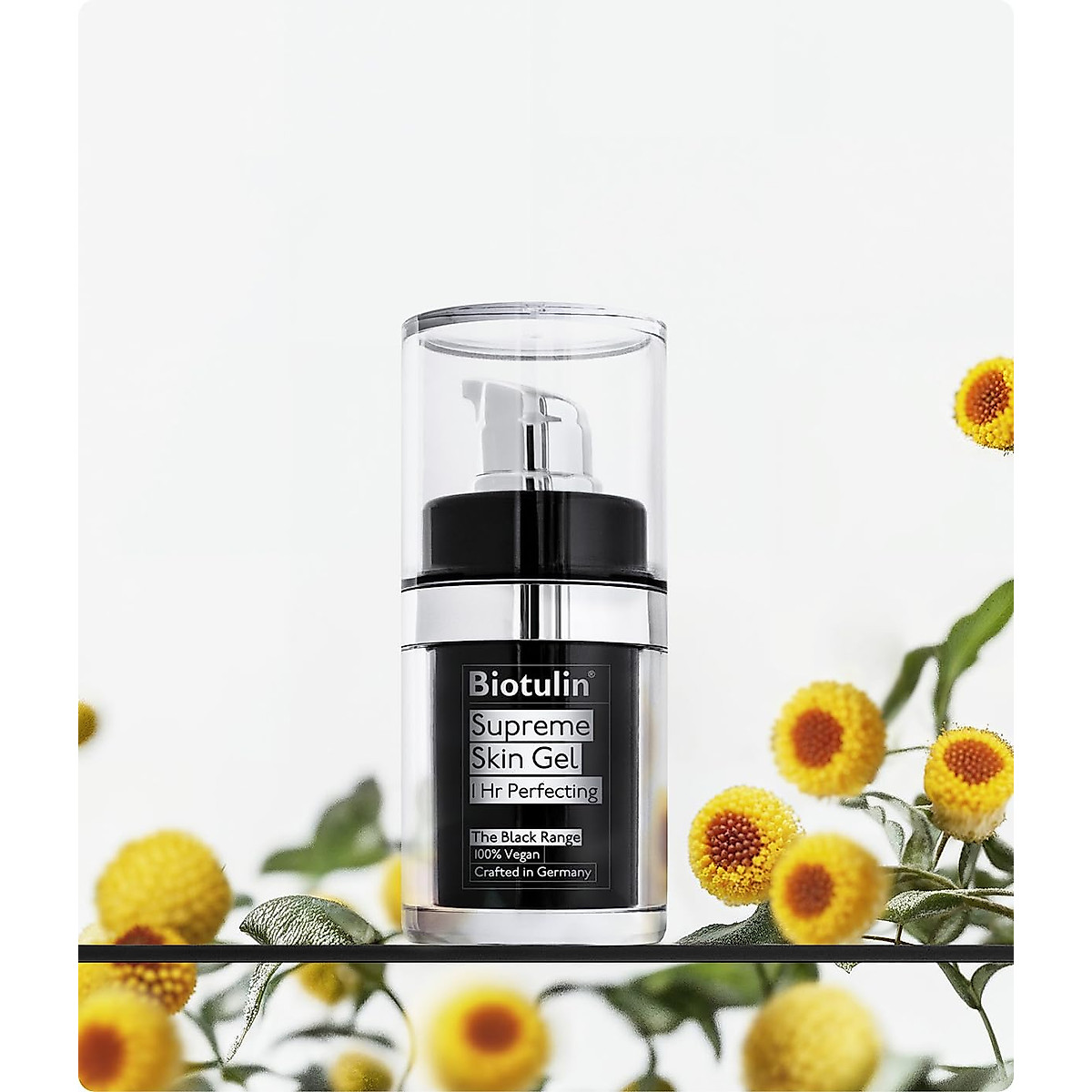 BIOTULIN - Supreme Skin Gel | Reduces Wrinkles Within 1 Hour | Hyaluronic Acid Serum | Spilanthol Serum for Face I Anti Aging Treatment - 0.5 oz