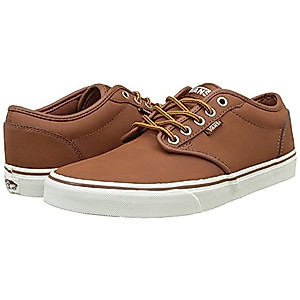 Vans Men's Atwood Leather Shoes 8.5 M, Brown Marshmallow