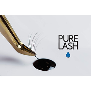 Most Sensitive Eyelash Extension Glue / Pure Lash / White Label / 5 Milliliter / 2-3 Seconds Drying Time / Retention 4-5 Weeks / Professional Use Only / Sensitivity Grade Adhesive