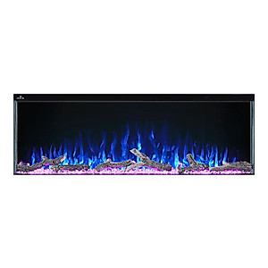 Napoleon Trivista 50 inch Wall Mount Electric Fireplace - Black, NEFB50H-3SV