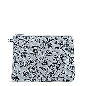 Vera Bradley Women's Cotton Grand Tote Bag, Perennials Gray - Recycled Cotton, One Size