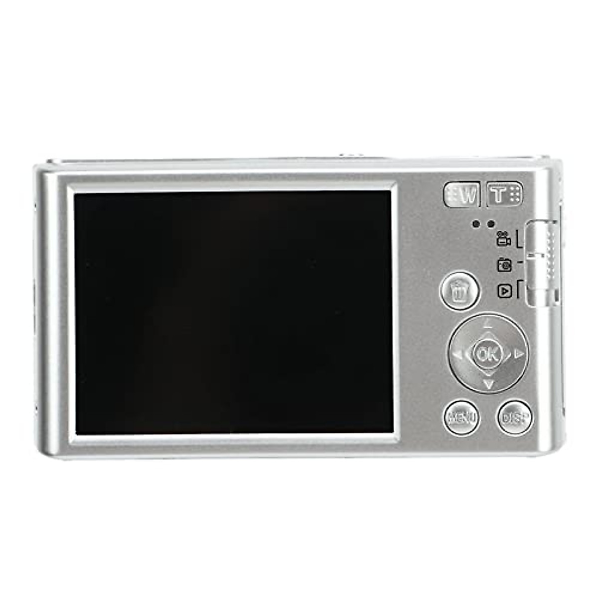 DAUERHAFT 16X Digital Zoom Camera, Built in Fill Light Mini Size 2.8in Screen 44MP Easy to Use Shock Proof 4K HD Camera for Recording(Silver)