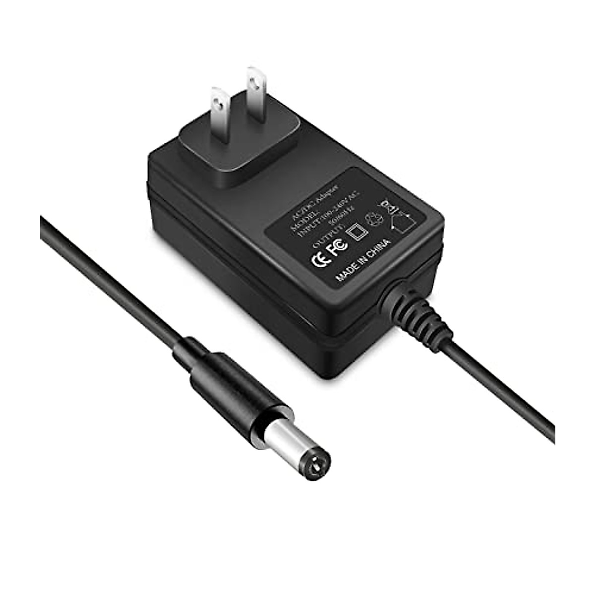 9V AC DC Adapter for Brother P-Touch PT-D210 PT-D200 PT-12 PTH110 Label Maker Replacement AD-24 AD-24ES Charger Power Supply Cord Wall Plug Adapter (6ft Cable)