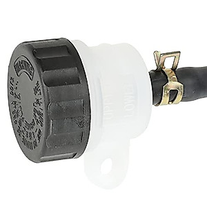 YOXUFA Rear Brake Master Cylinder Reservoir for 98cc 196cc 212cc 2.8hp 6.5hp Coleman KT196 CK100 SK100 150cc Yerf Dog Helix Go Kart Cart Buggy 110cc 125cc 200cc 250cc Chinese ATV Quad Pit Dirt Bike