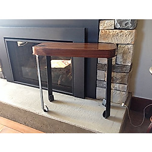 Straight Leg Brackets - 4 Pack (Size Ranges: 4" to 24") (1.5" Wide - 3/16" Thick Metal) Straight Metal Legs, Table Legs, Bench Legs, Industrial Modern, DIY, Hairpin