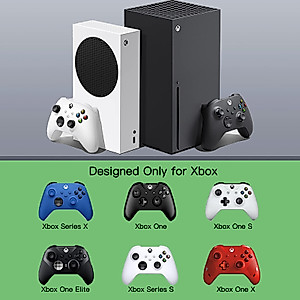Jelava 4 x 1300mAh Xbox Controller Battery Packs, Compatible with Xbox Series X/Xbox Series S/Xbox One/Xbox One S/X/Elite Controller, Rechargeable Battery kit with 4-Slot Station & Type-C Cable