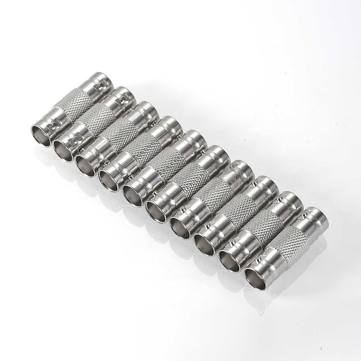 Warmstor 20 Pack BNC Female to BNC Female CCTV Security Camera Adapter Coupler Straight Extender Connector