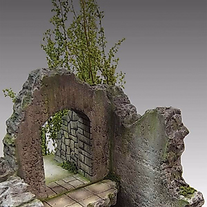 Woohome Miniature Colorful Flower Cluster, Static Grass Tuft Model Grass Tufts Flower Vegetation Groups Static Grass Tufts for DIY Model Train Landscape Railroad Scenery (Style 3-2)