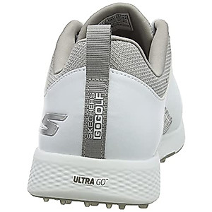 Skechers mens Elite 4 Waterproof Golf Shoe, White/Gray Victory, 10 Wide US