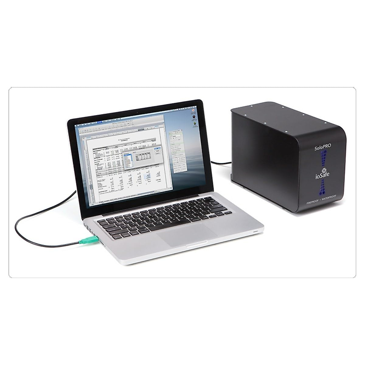 ioSafe SoloPRO 4TB Fireproof & Waterproof External Hard Drive, Black (SM4TB1YR)