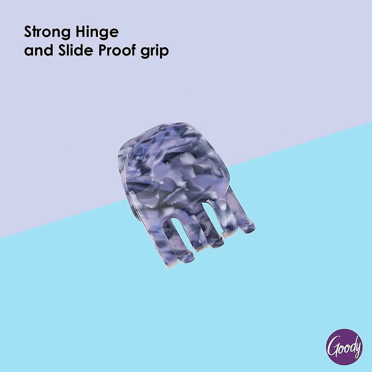 Goody Forever Scrunchie & Claw Clip Bundle - 2 Count, Winter Solstice Collection - Pain-Free Hair Accessories for Men, Women, Boys & Girls - Style With Ease & Keep Your Hair Secured, All Day Comfort