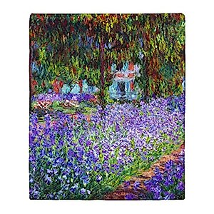 CafePress Monet Throw Blanket Super Soft Fleece Plush Throw Blanket, 60"x50"