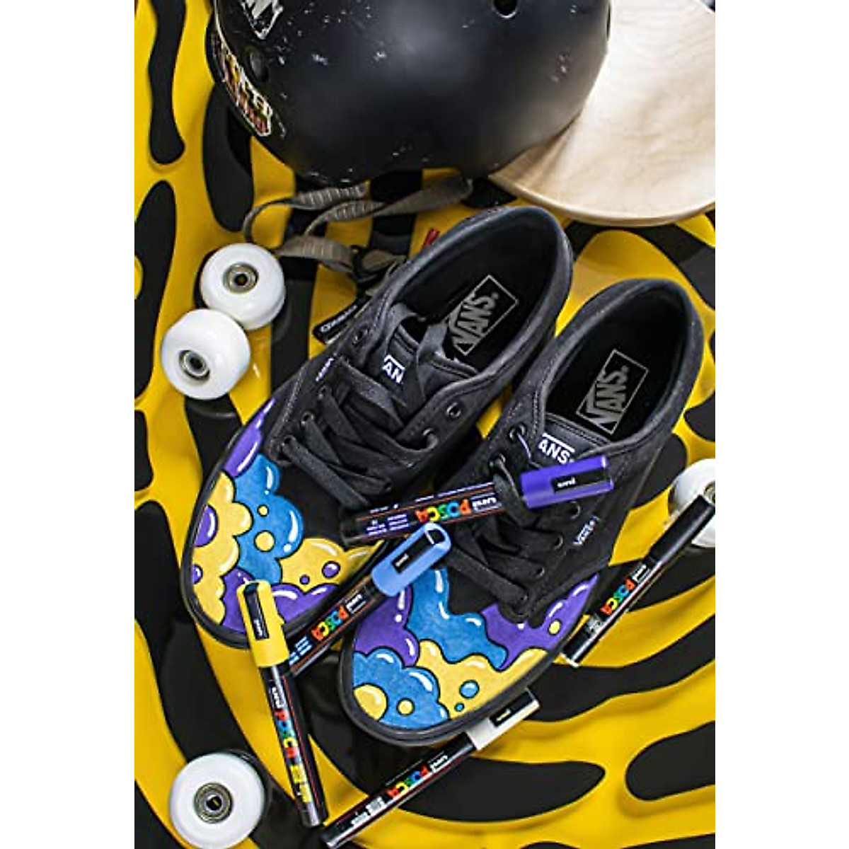 posca 153544849 0.1-10 mm Tip Waterbased Paint Marker - Assorted Colours (Pack of 10)