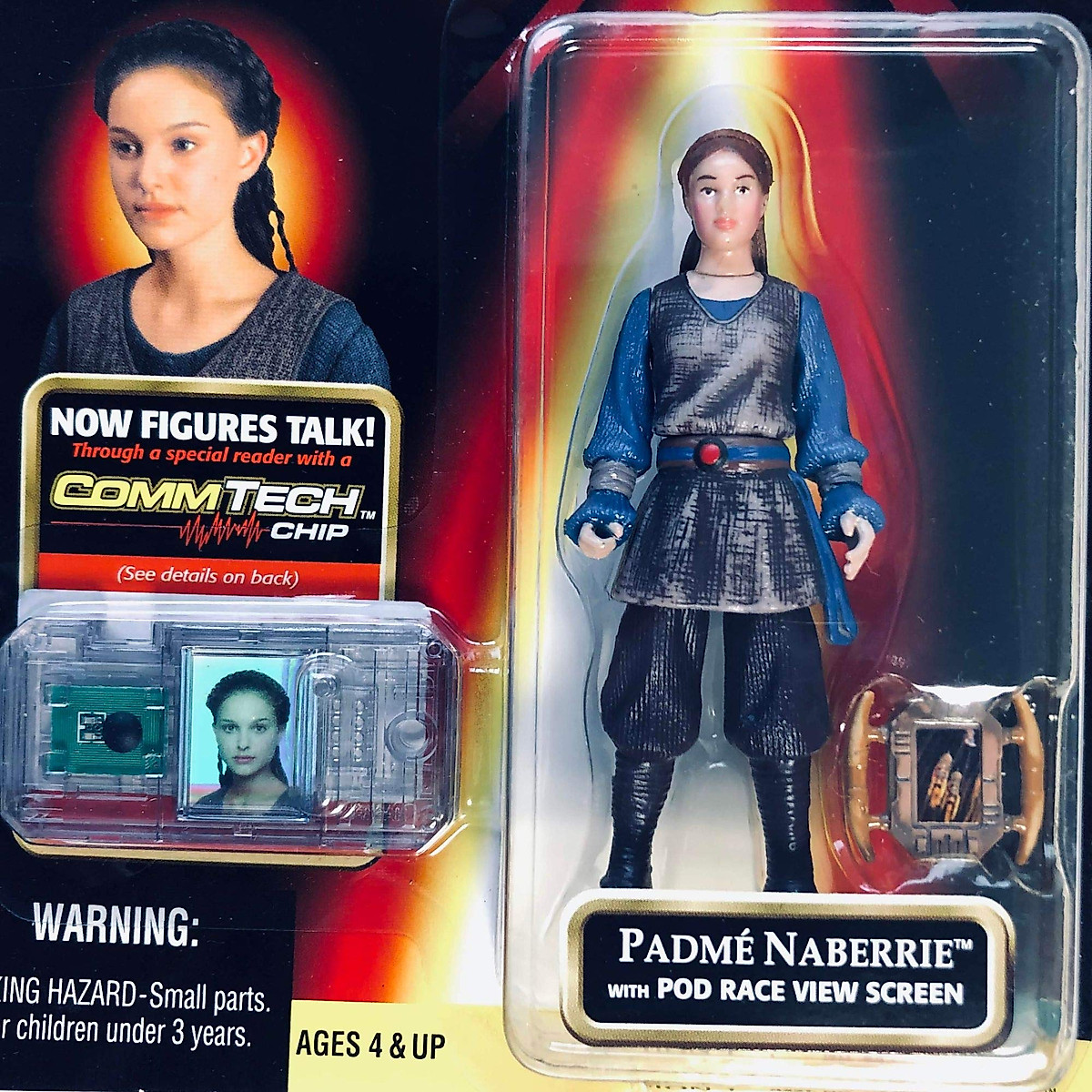 STAR WARS, Episode I: The Phantom Menace, Padme Naberrie Action Figure, 3.75 Inches