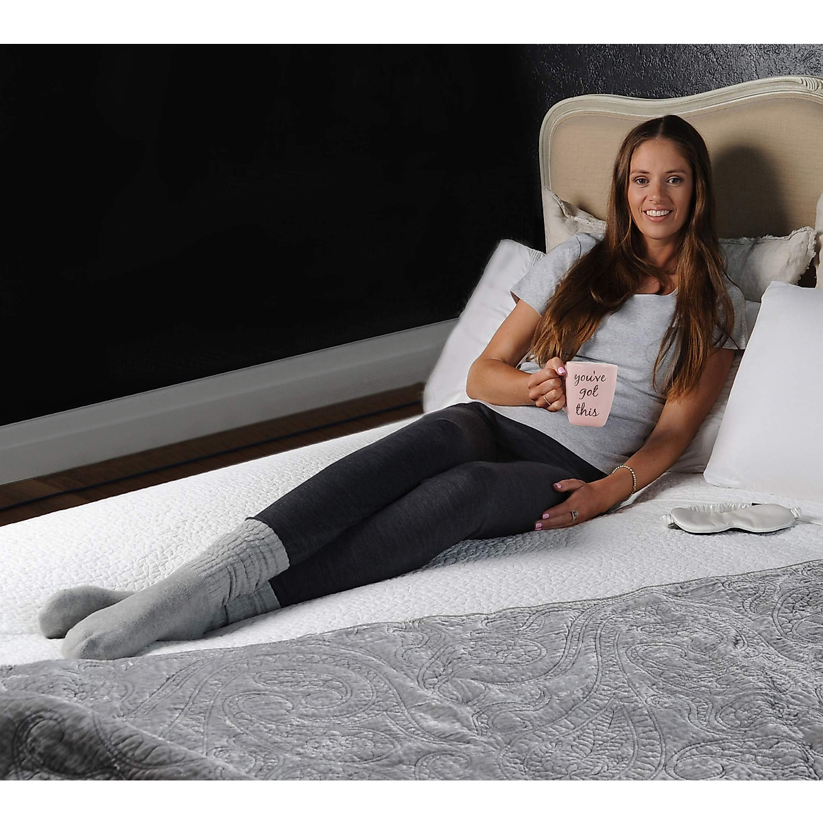 Violette8 Inspirational Coffee Mugs for Women With You've Got This Motivational Quote on Both Sides :: Made of Durable China, Dishwasher & Microwave Safe :: Beautifully Boxed for Gift Giving 14 oz