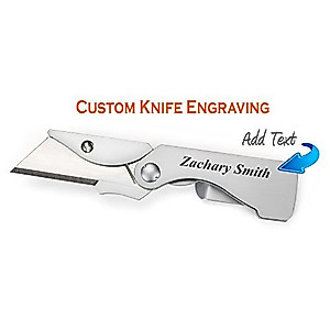 EAB Pocket Knife, Folding Utility, Liner Lock, 1.7" Exchange-A-Blade, Clam