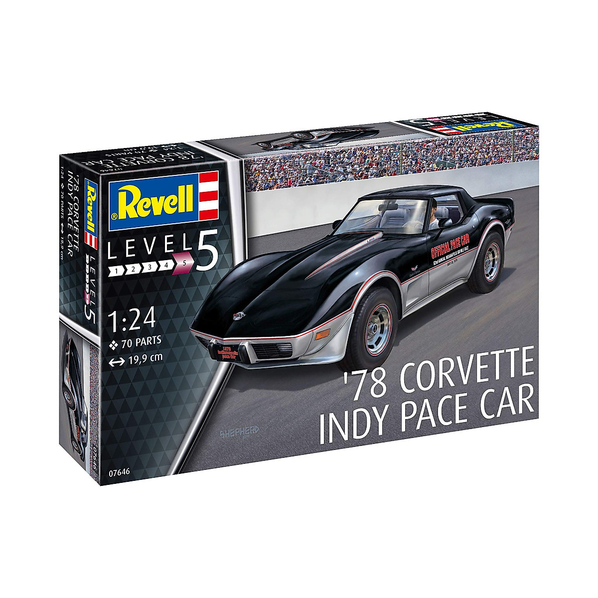 Revell RV07646 '78 Corvette Indy Pace Car 1:24 Plastic Model kit