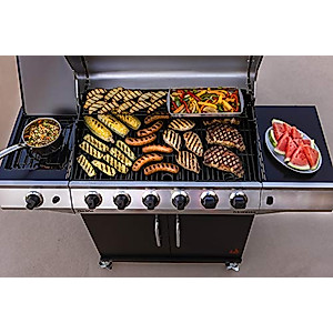 Char-Broil 463229021 Performance 6-Burner Cabinet-Style Liquid Propane Gas Grill, Stainless/Black