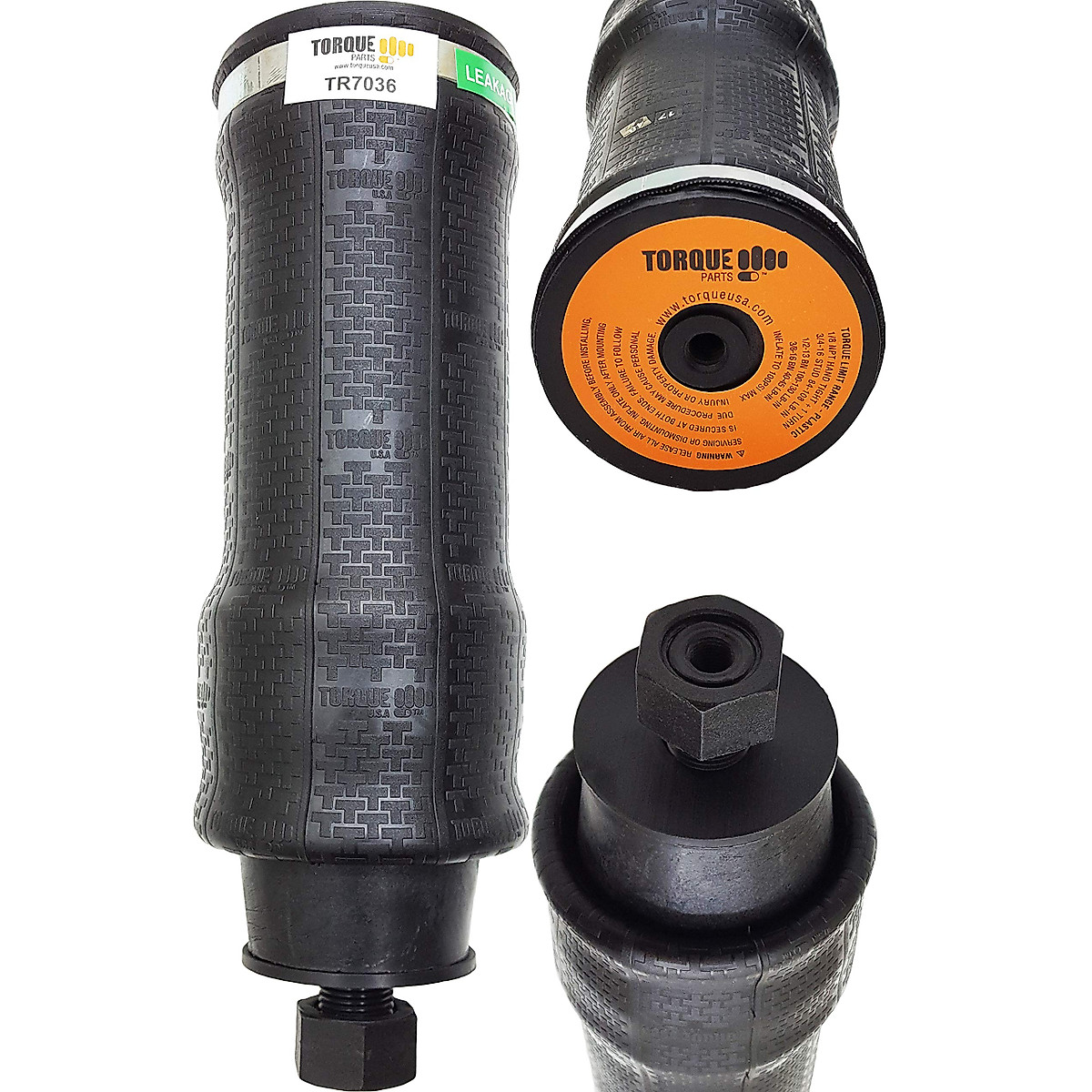 2 pack of TORQUE Cab Sleeper Air Spring Bag for Select Peterbilt 379 Trucks (Replaces Firestone 7036, W02-358-7036, Peterbilt T81-6002, 29-03200, T81-6000) (2 x TR7036)