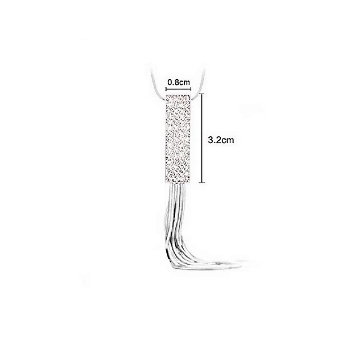 Cathercing Rhinestone Tassel Pendant Long Necklace for Women Sweater Chain Statement Necklace Choker Adjustable Elegant Jewelry Crystal Accessories Dressy Collocation Winter Evening Party Wedding