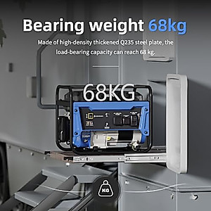 PHWALK 1 Pair 12 Inch 150 Lb Heavy Duty Drawer Slides with Lock Full Extension Ball Bearing Cabinet Telescoping Sliding Rails Tool Box Runners Tracks Glides Side Mount (with Lock, 12 inch)
