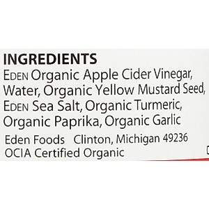 Eden Foods Organic Yellow Mustard - 9 oz