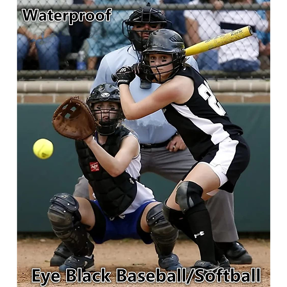 Go Ho Hot Pink Cream-Blendable Face Body Paint Stick,Hot Pink Eye Black Stick,Easy to Color Eye Black Pink Face Paint,Safe Facepaint&Lip Smacking for Halloween Makeup