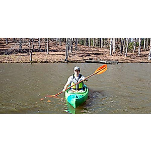 Perception Flash 9.5 | Sit Inside Kayak for Fishing and Fun | Two Rod Holders | Multi-Function Dash | 9' 6" | Earth (9331900190)
