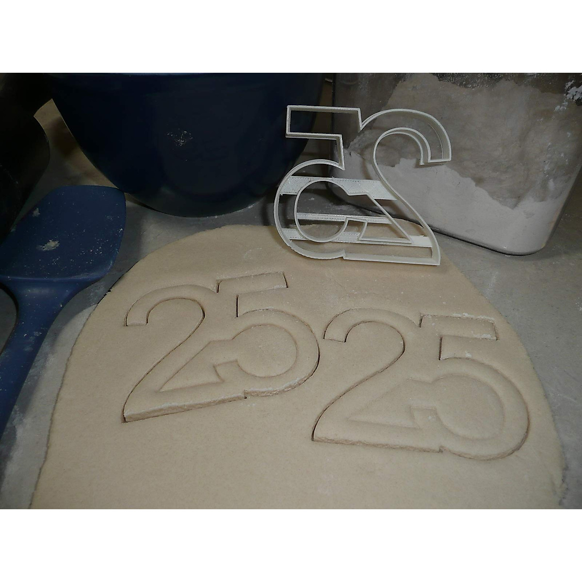 25TH 25 YEAR WEDDING MARRIAGE SILVER ANNIVERSARY LOVE SET OF 4 COOKIE CUTTERS MADE IN USA PR1330