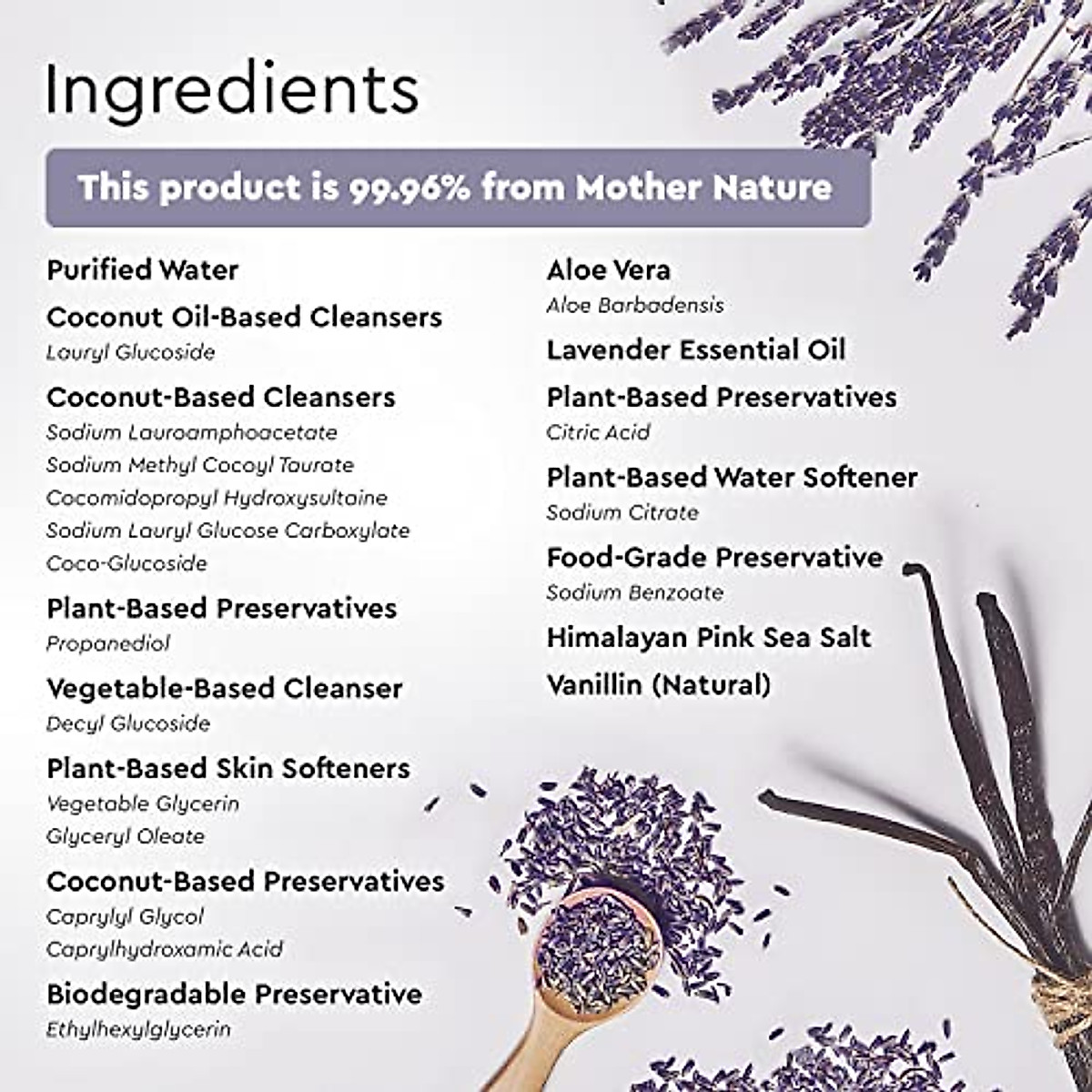 Puracy Organic Hand Soap, For the Professional Hand Washers We’ve All Become, Moisturizing Natural Gel Hand Wash Soap, Liquid Hand Soap Refills for Soft Skin (Refill Lavender & Vanilla, 48 Ounce)