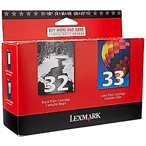 Lexmark 18C0532 #32/#33 Twin Pack ink Cartridges