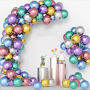 ToaYappi Adjustable Balloon Arch Kit - 10ft Width & 9ft Height Balloon Arch Stand for Wedding Indoors, Improved Balloon Garland Kit for Graduation Birthday Supplies Decorations (No Balloon)