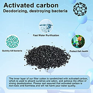 AMZBD Fish Tank Filter Cartridge for Aqueon Medium Filter Cartridges, Replacement Filter Cartridge for QuietFlow LED PRO Power Filter/QuietFlow Power Filter/QuietFlow E Internal Power Filter/Zilla