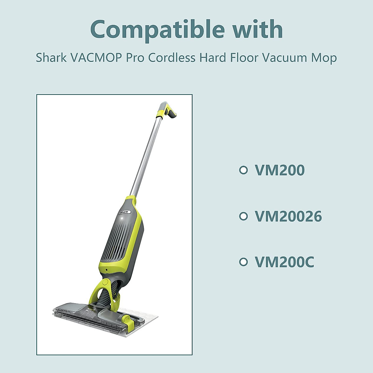 ADRICY Charger for Shark Vacmop VM200 VM190 VM19026 VMP30 VM20026 VM200C VC200 UM200 UM205 VC205 Series 10.8V Li-ion Battery Pro Cordless Hard Floor Vacuum Mop
