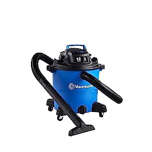 Vacmaster 12-GALLON Corded Canister Vacuum Cleaner Bagged, Blue (VOC1210PF)