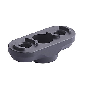 SAWKE QD Sling Swivel Sling Mount Gun Sling Attachment, Rifle Sling Adapter Attachment, with Quick Release Button, for Two Point Sling, Black, Heart-Shaped