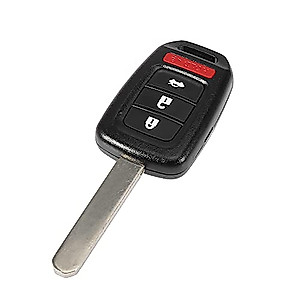 X AUTOHAUX Keyless Entry Remote Car Key Fob 433Mhz 4 Button MLBHLIK6-1TA for Honda Accord 2016 2017 for Honda Civic 2016-2020