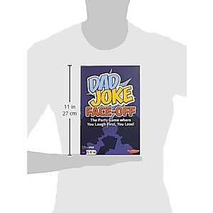 Dad Joke Face-Off - You Laugh First, You Lose, Funny Hilarious Family Party Game with 600 Jokes, Joke Challenge for 2-12 Players, Fast-Paced Laughter Game, Competitive Humor, Quick 30-Minute Playtime