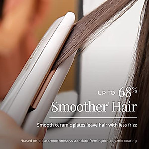 REMINGTON Shine Therapy Argan Oil & Keratin Infused 1 Inch Hair Straightener/Flat Iron